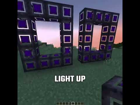 A cool trick with the immersive portals mod...