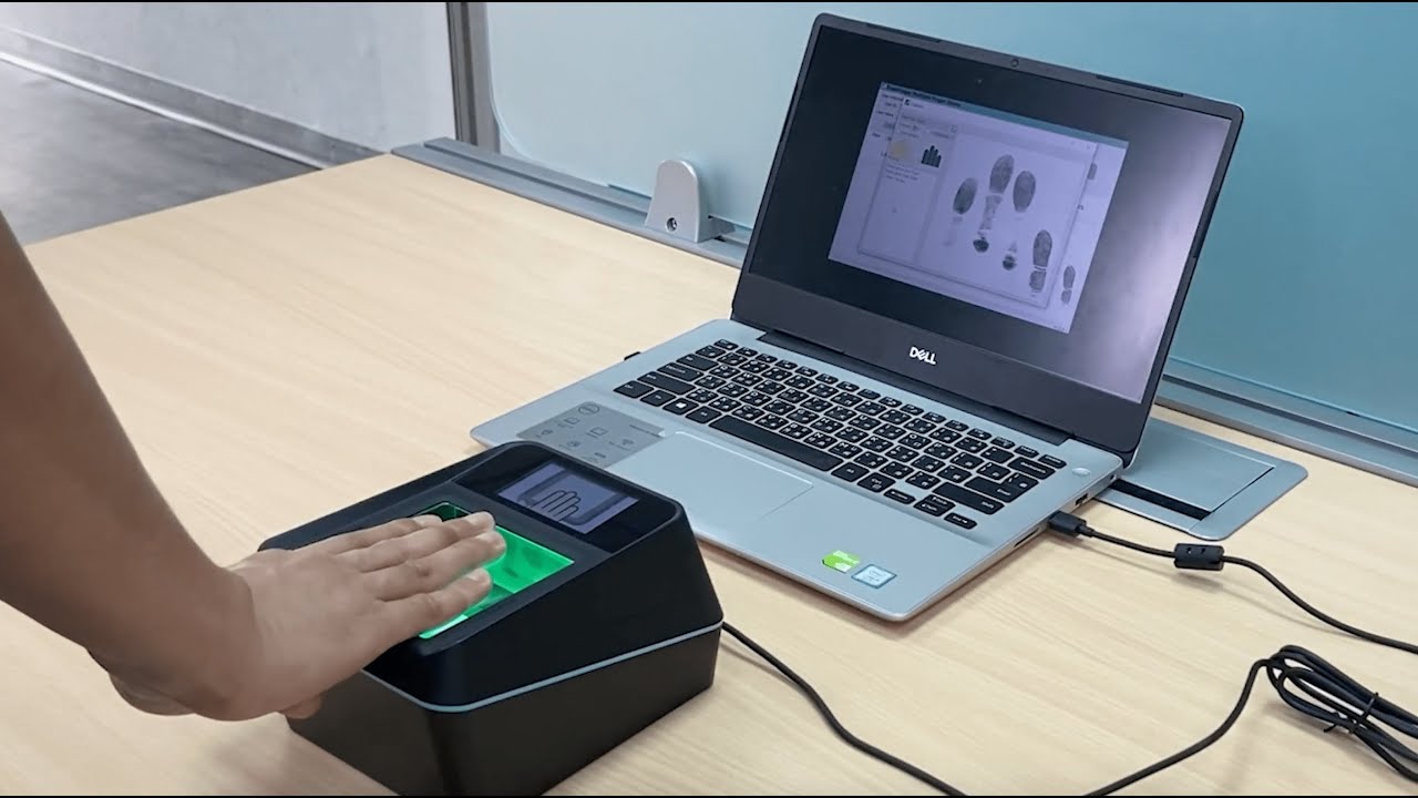 Easy Live Scan Fingerprinting with Aratek A900 FBI FAP 60 Fingerprint Scanner