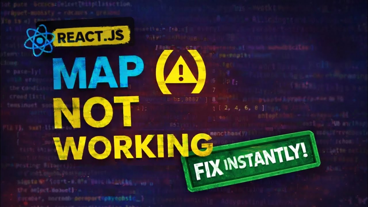 map is not a function in JavaScript & React 🔥 | Fix in 4 Minutes