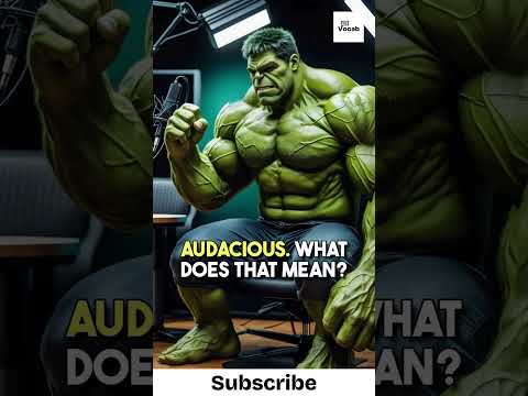 Be Audacious! | Must-Know English Word