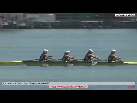 344, 4xCJW, Greifensee 22 Juni 2025, Doppelvierer Juniorinnen U15 Rennen 130, Serie
