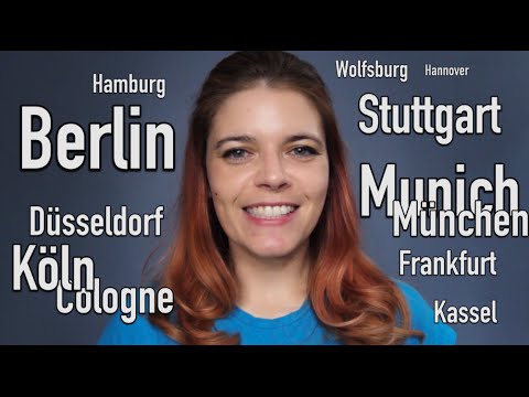 10 GERMAN CITY NAMES in German