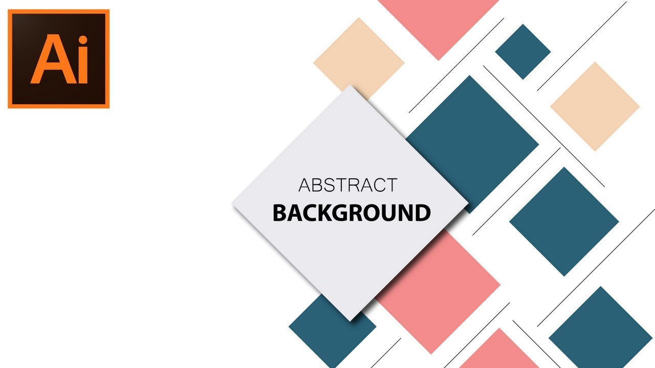 Adobe Illustrator CC Tutorial - How to Create Simple Attractive Background Design