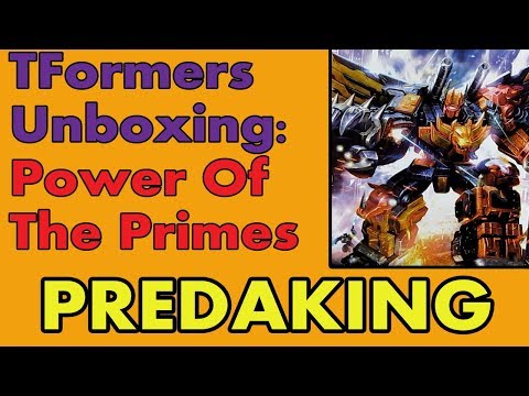 UNBOXING - Transformers Power Of The Primes Titan Class Predaking Plus First Impressions