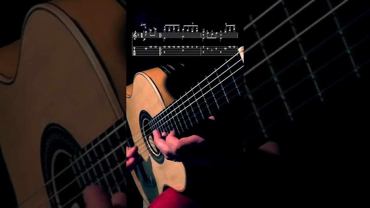 THE GODFATHER (Love Theme) - Nino Rota - With TAB - Classical Guitar Arrangement