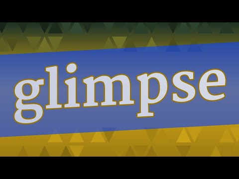GLIMPSE pronunciation โข How to pronounce GLIMPSE