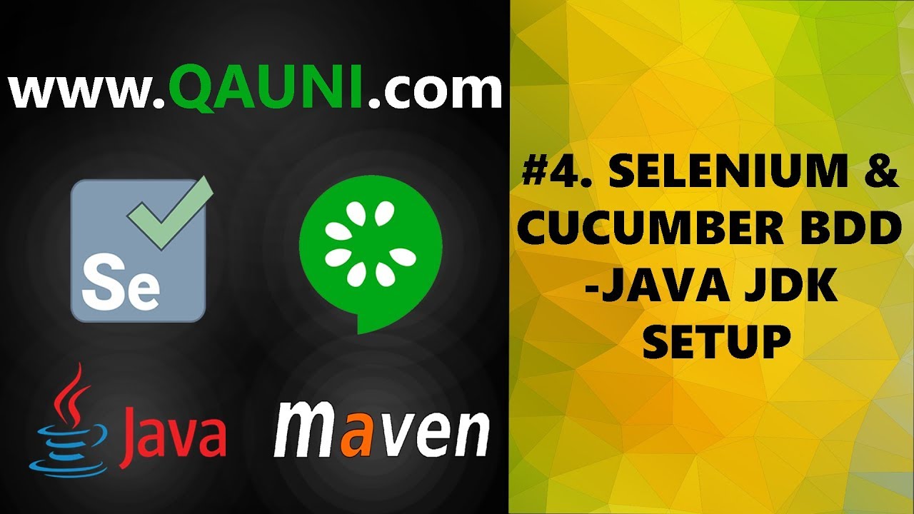 Selenium & Cucumber BDD – Tutorial 04/32: Java JDK Setup
