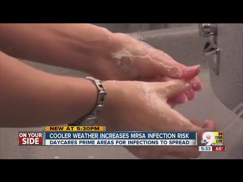 Cooler weather means increased risk for MRSA infection