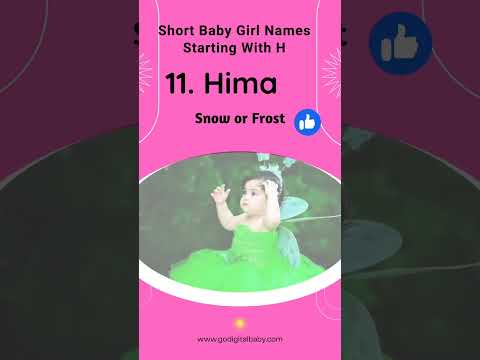 Baby Girl Names Starting With H #babygirlnames #shorts