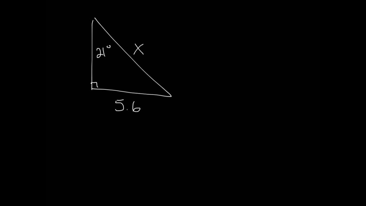 finding missing sides with trig