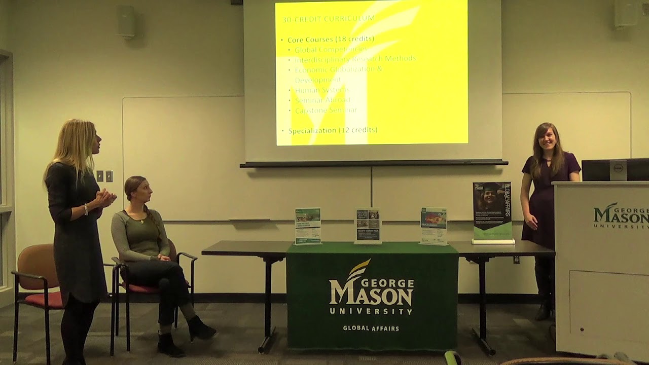 GMU Global Affairs MA Information Session