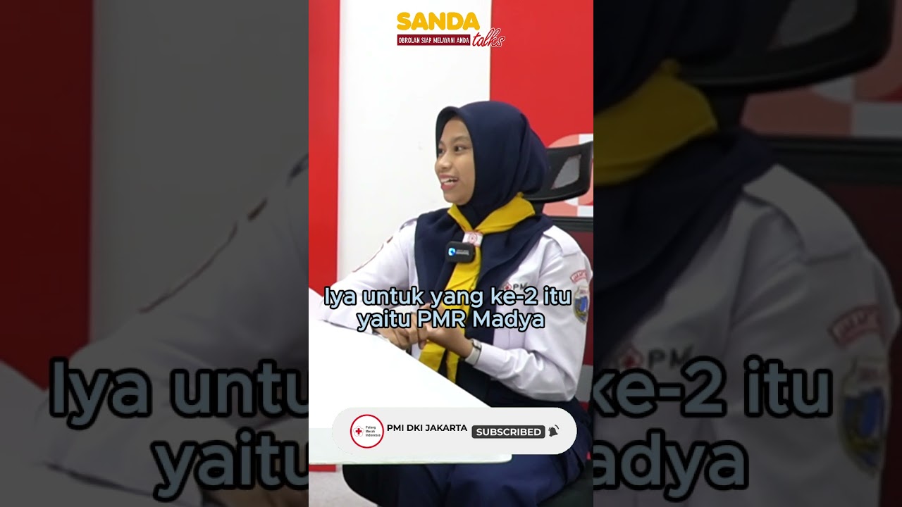 PMR itu apa sih?  #SandaTalks #Podcast #Siniar #palangmerahindonesia #pmi #pmr #palangmerahremaja