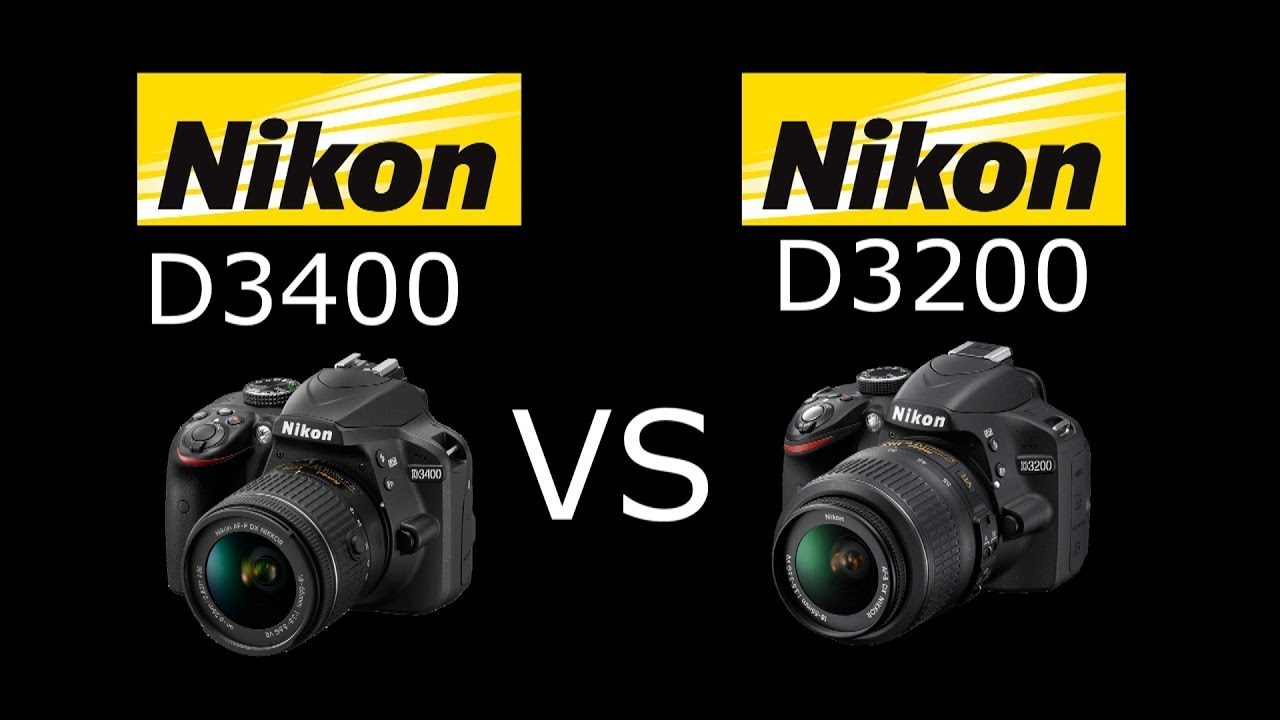 Nikon D3400 vs D3200