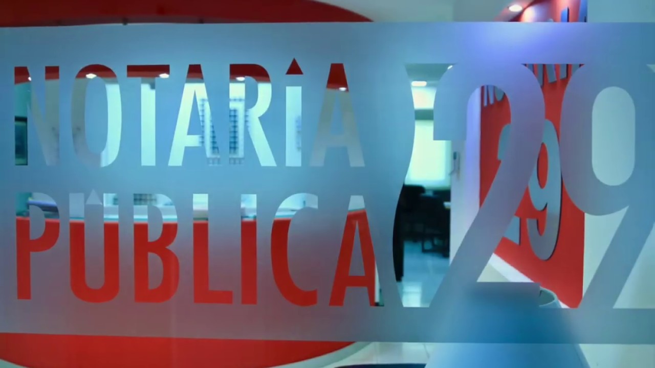 NOTARÍA 29. 
