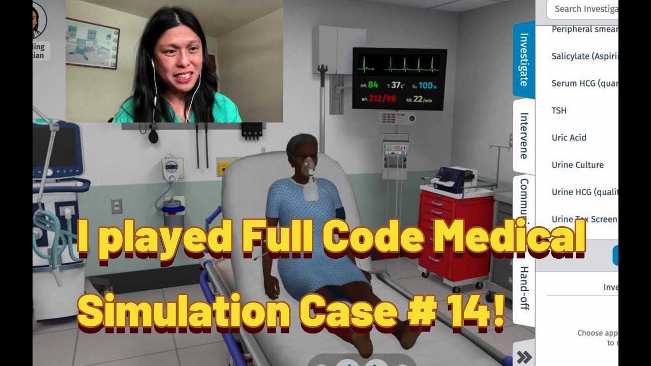 I played Full Code Medical Simulation Case #14! #medicalsimulation #gameplay #gamingvideos