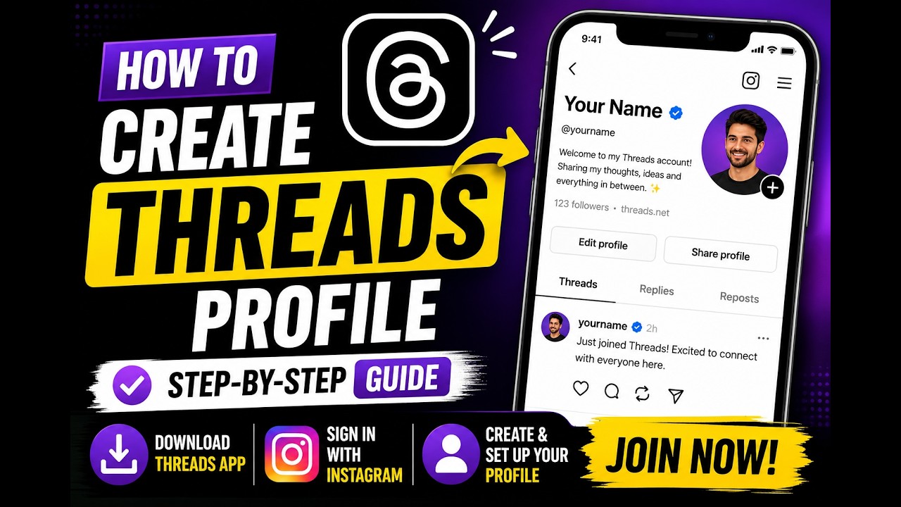 How to Create a Profile on Threads App | Complete Beginner Guide