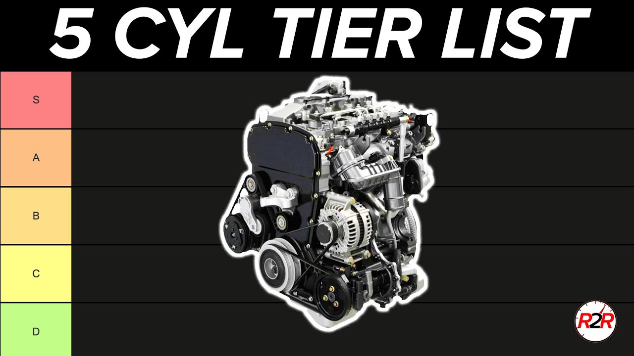 The ULTIMATE 5 Cylinder Engine Tier List