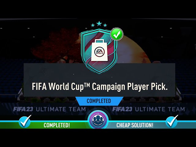 FIFA 23 Ultimate Team World Cup Campaign Player Pick SBC: How to complete, expected costs, and more