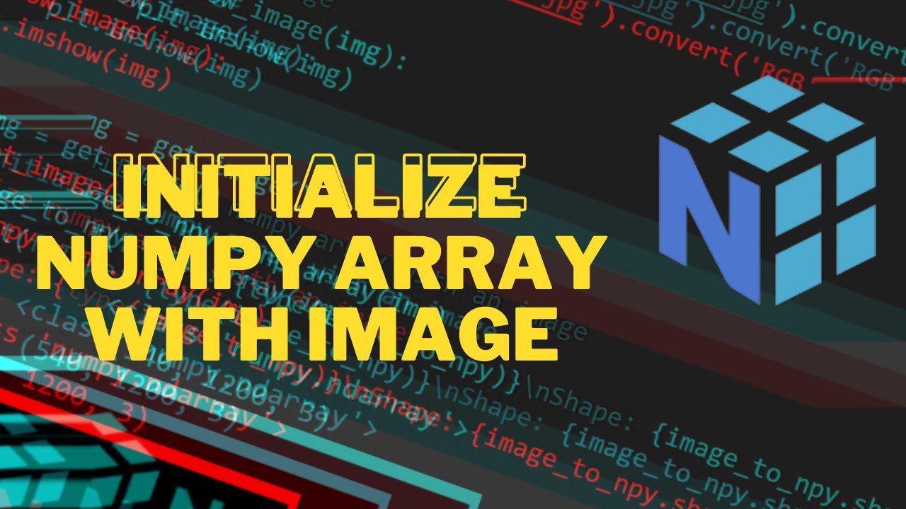 Numpy Python tutorial (Initialize numpy array)