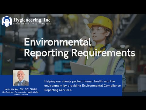 Environmental Reporting Requirements