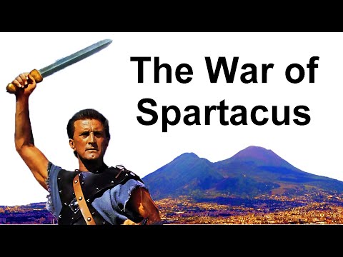 The slave revolt of the gladiator Spartacus (73 - 71 BC)