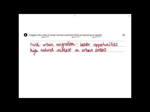 Urban Issues and Challenges: Urbanisation - AQA GCSE Geography