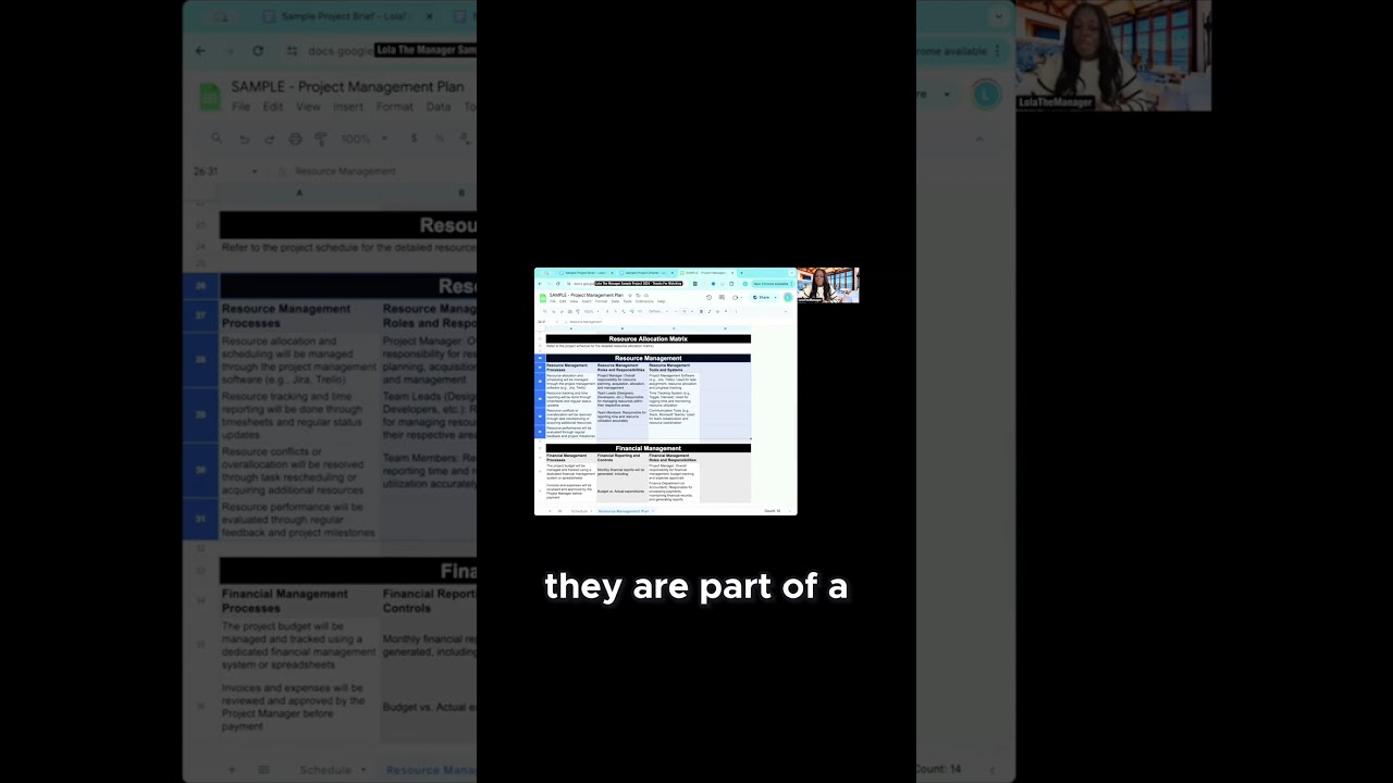 Resource Allocation Matrix and Management Processes #projectmanager