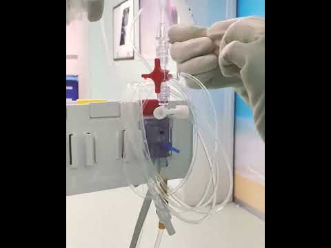 preparation of transducer for arterial line #motivationalvideo #viral #hospital #technician #latests