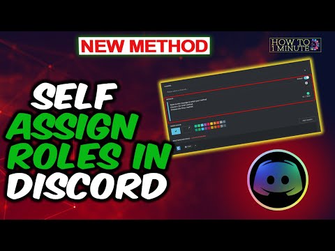 How to self assign roles in discord 2025