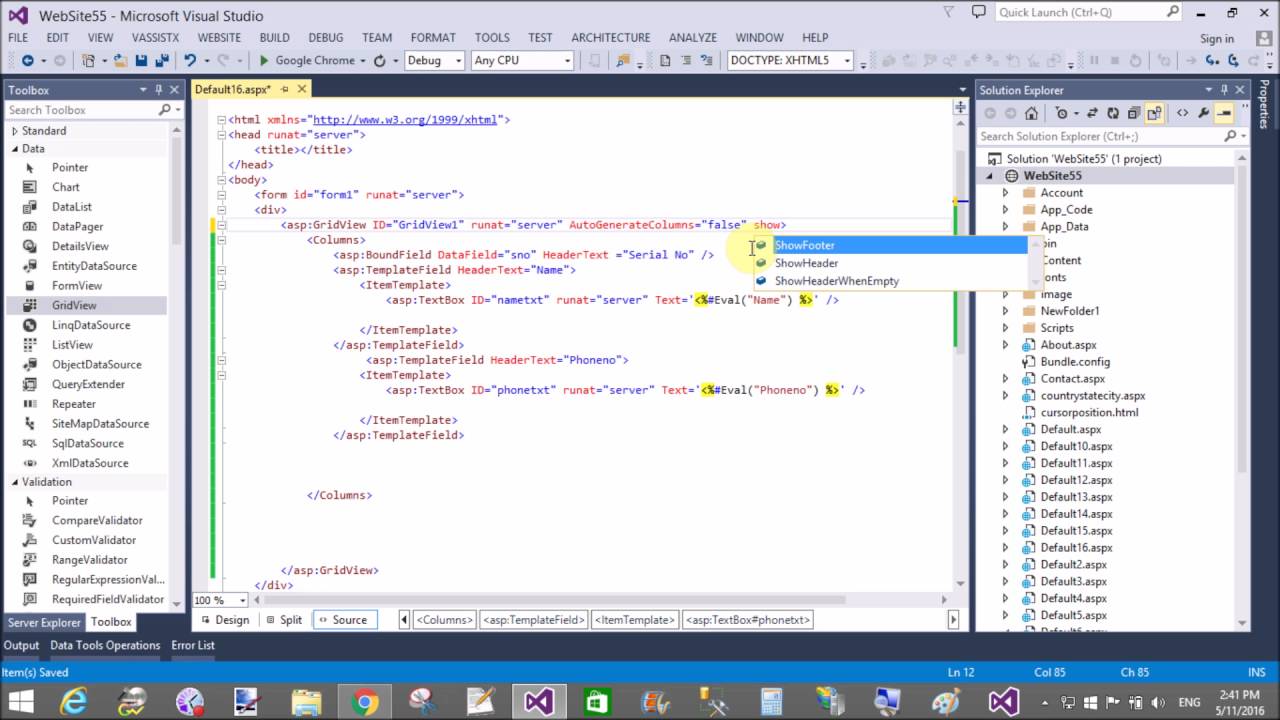 ASP.NET C# Dynamically add rows in gridview PART-1