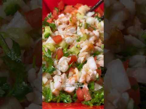 Who knew ceviche was this easy to make