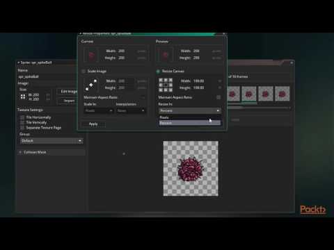 Learn Learning the GameMaker Studio 2 Interface The Main Sprite Interface | packtpub com - Mind ...