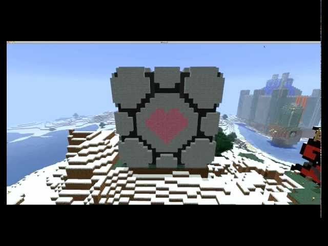 Companion cube Minecraft Map