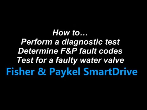 How to determine Fisher Paykel diagnostic fault codes, test & repair