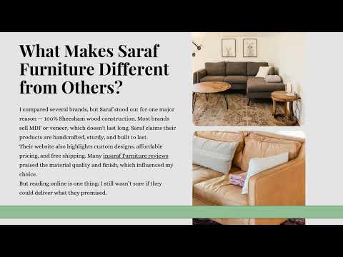 What Happened When I Ordered from Saraf Furniture – The Unexpected Truth