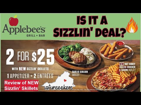 Applebee’s Sizzlin’ Skillets Review | 2 for $25 Deal
