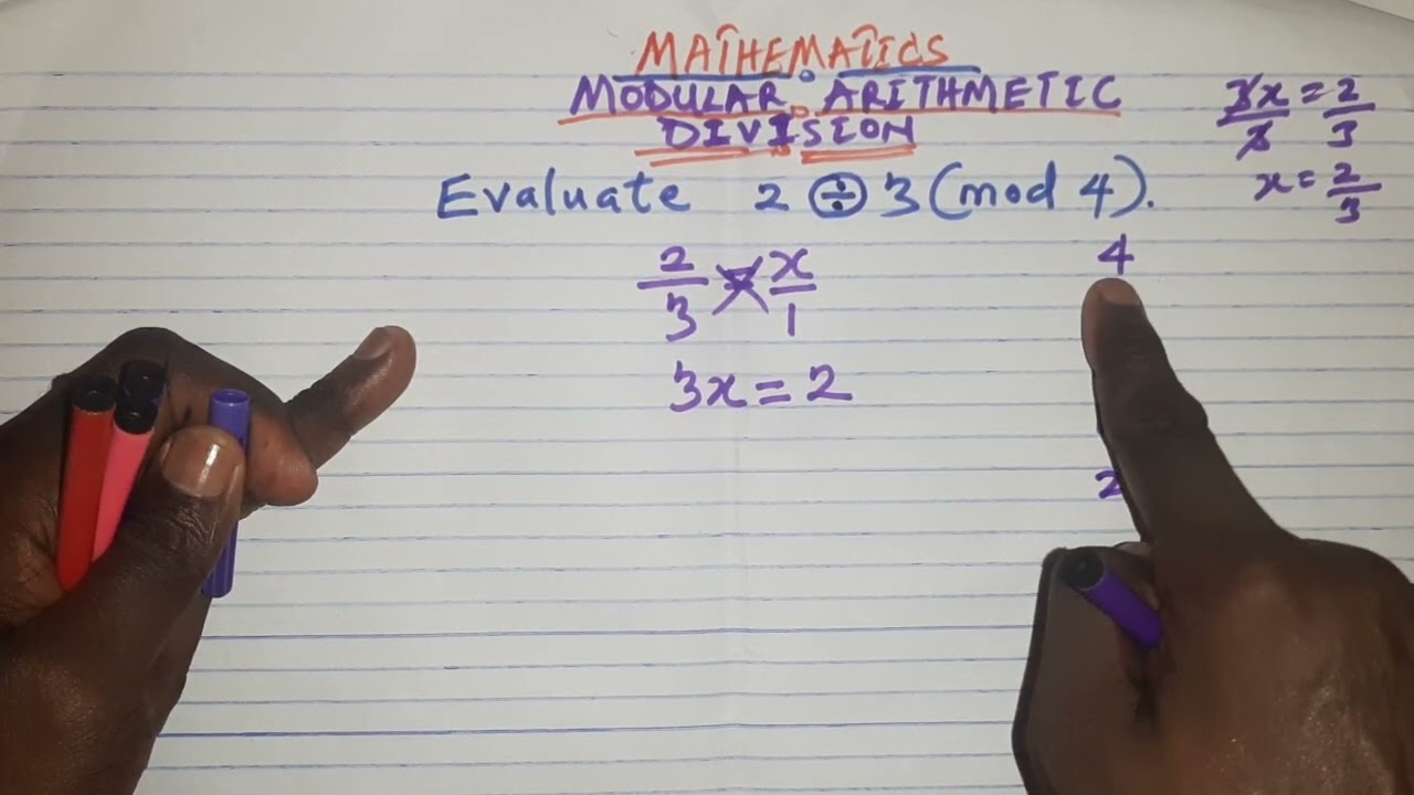 MODULAR ARITHMETIC (DIVISION)