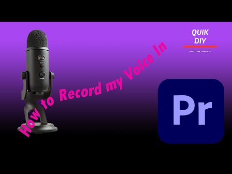 how to record your voice over in adobe premiere
