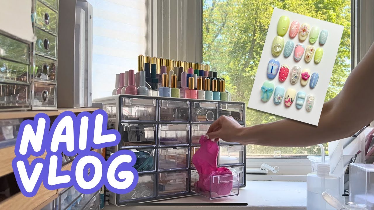 week of a (very) busy press on nail artist..