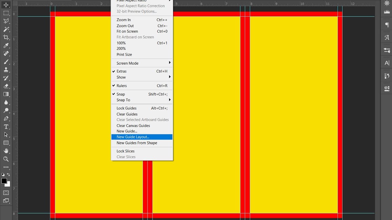Quick Trick | Create Trifold Brochure margins within seconds using GUIDE LAYOUT