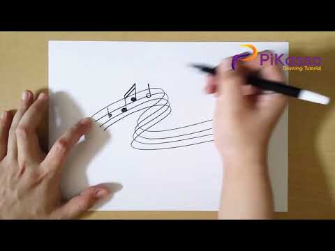 How to Draw Music Note step by step