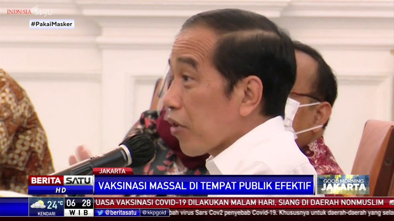 Jokowi Akui Sosialisasi Vaksinasi Covid-19 Masih Kurang