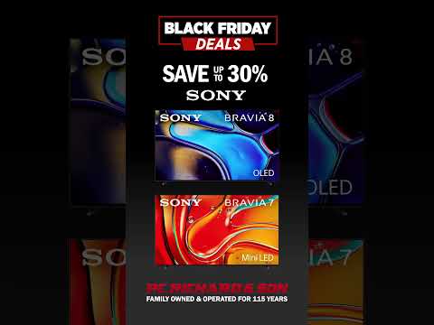 Black Friday Deals on Sony TVs at P.C. Richard & Son