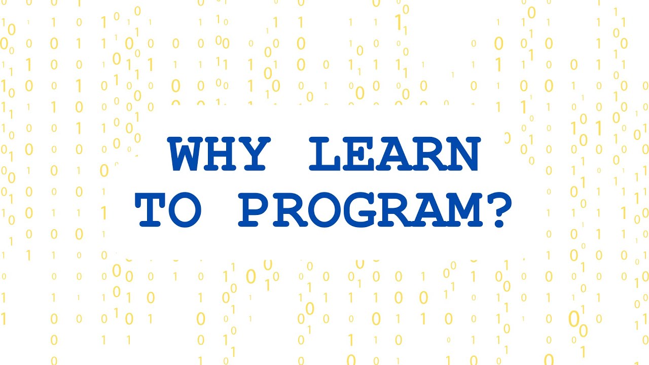 Why learn to program?
