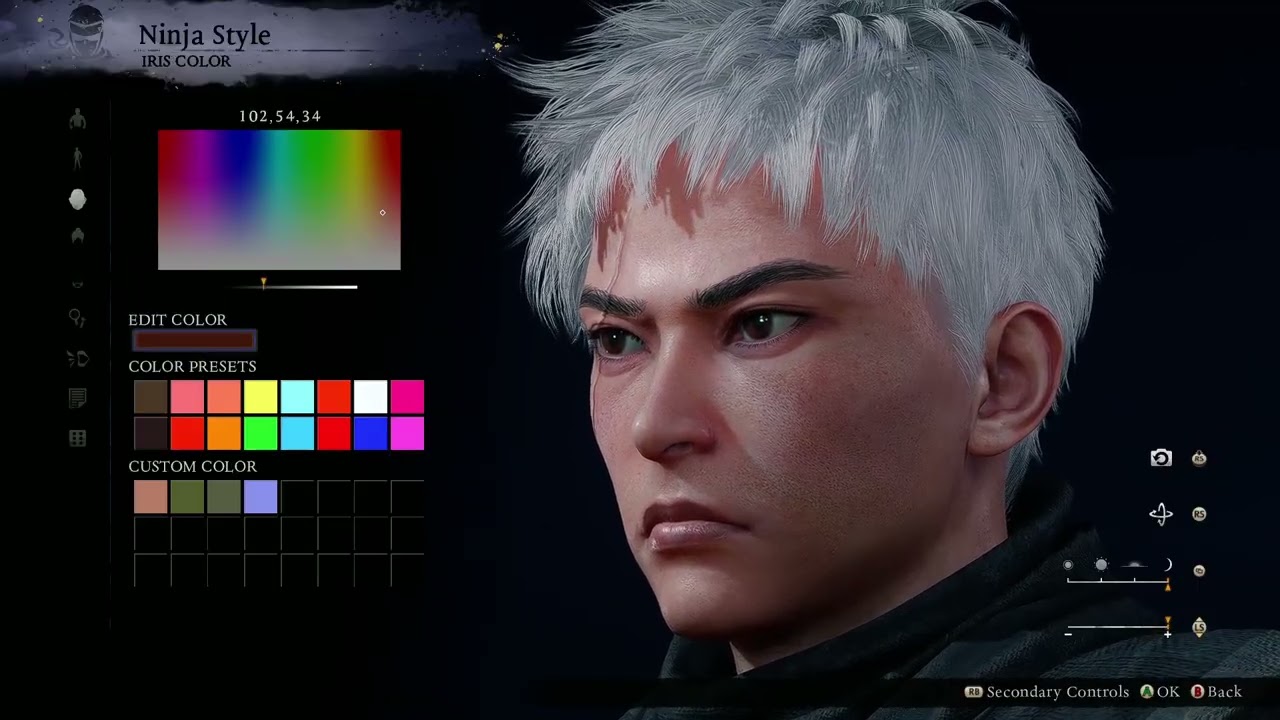 Rikimaru (Tenchu 2) Character Creation Sliders / Nioh 3