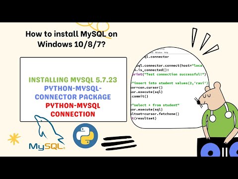 How to install MySQL Server 5.7.23 on Windows 7/8/10? Python - MySQL Connectivity | 100% working