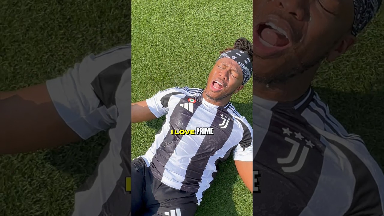 KSI LOVES PRIME!! #ksi #loganpaul #ishowspeed #soccer #drinkprime #primehydration #juventus #viral