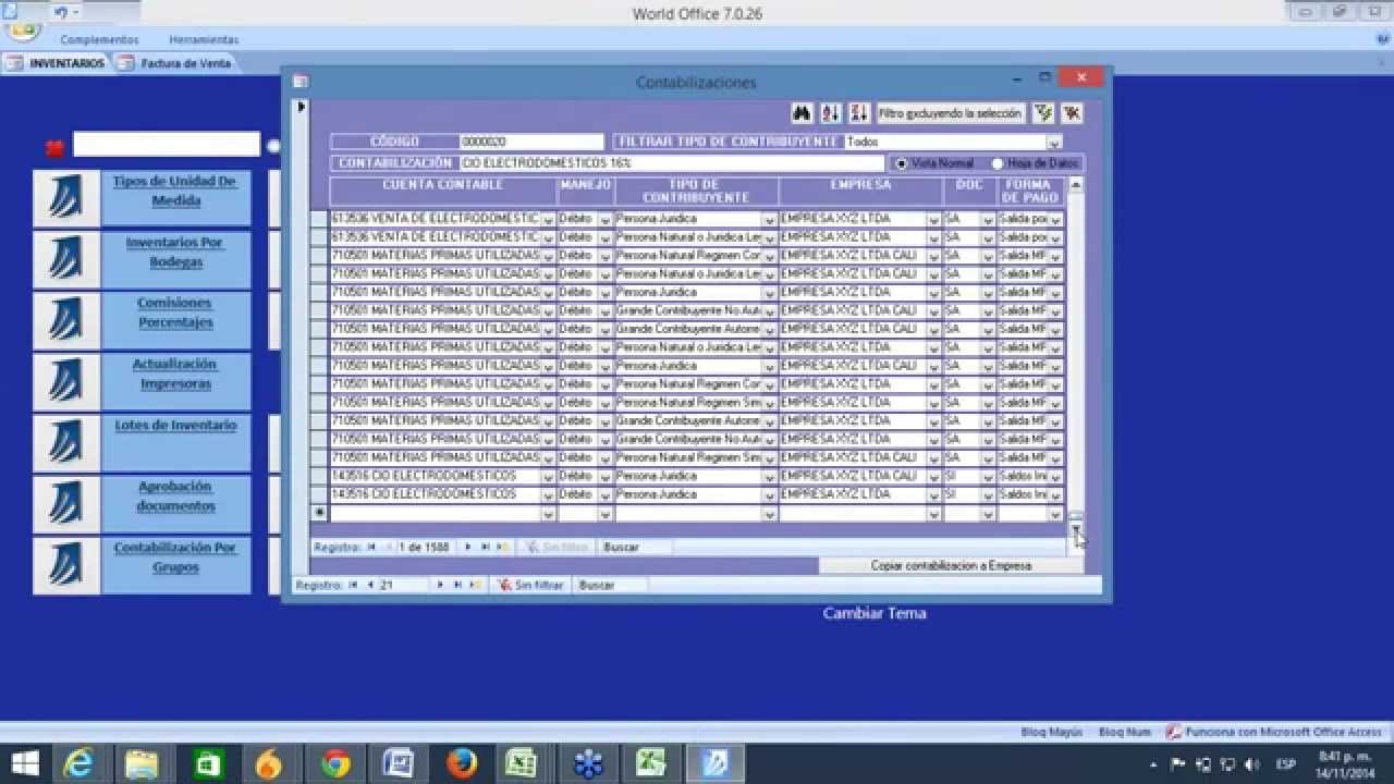 Capacitaciones Generales de World Office 1