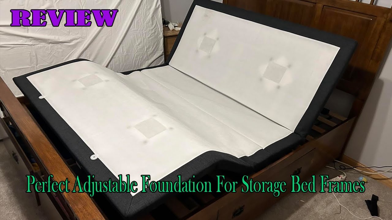 Blissful Nights z4 Adjustable Bed Frame Review, Perfect Adjustable Foundation For Storage Bed Frames