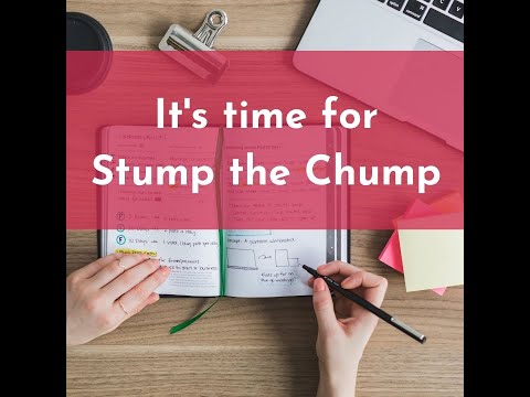 New Episode of Stump the Chump – Readerly